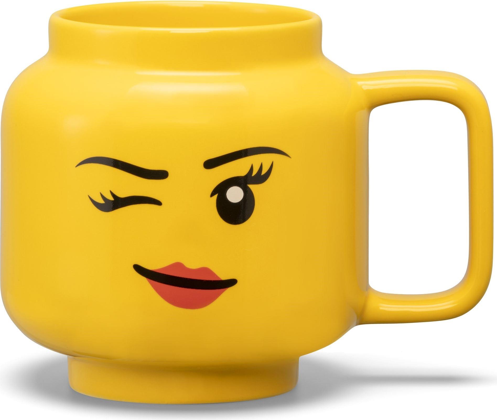 LEGO 5007876 Large Winking Girl Ceramic Mug | BrickEconomy