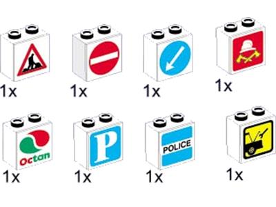 LEGO 5030 Signs for Use with Lighting Bricks 9 V | BrickEconomy