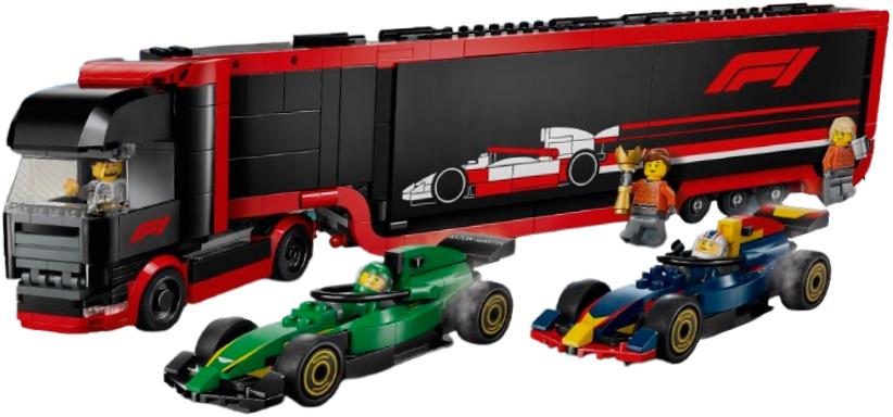 LEGO 60445 City Formula 1 F1 Truck with RB20 & AMR24 F1 Cars | BrickEconomy
