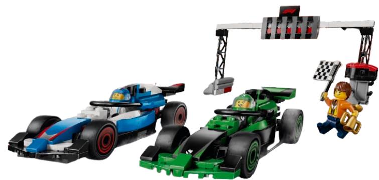 LEGO 60474 City Formula 1 F1 Grid with VCARB & Sauber Race Cars ...
