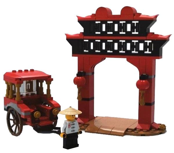 LEGO 6351965 Rickshaw and Paifang Gateway | BrickEconomy
