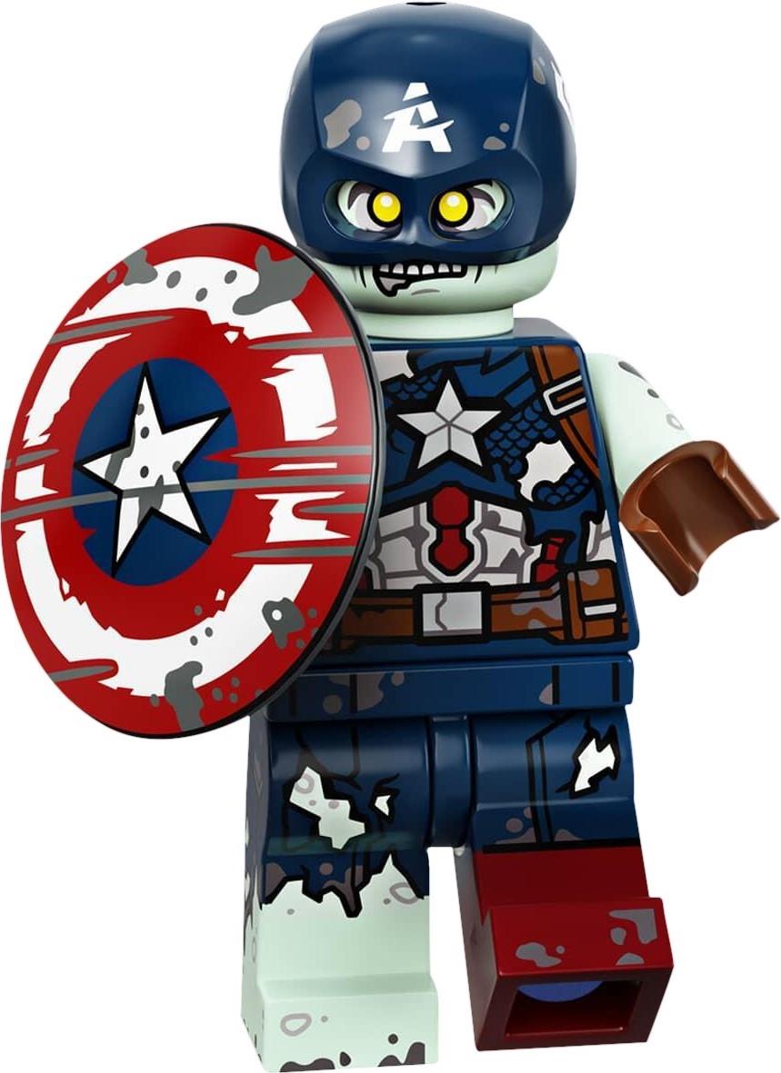 LEGO Minifigure Series Marvel Studios Zombie Captain America | BrickEconomy