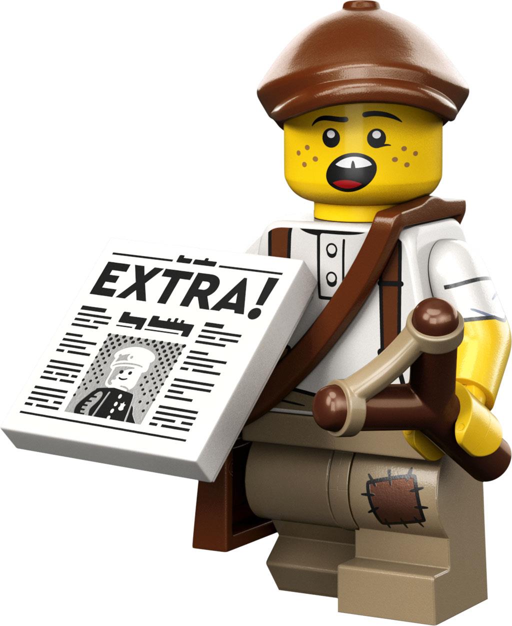 LEGO Minifigure Series 24 Newspaper Kid | BrickEconomy