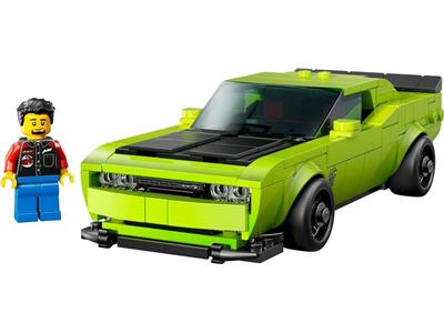 LEGO 77237 Speed Champions Dodge Challenger SRT Hellcat Sports Car ...