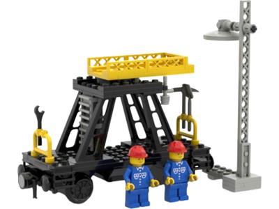 LEGO 7821 Trains Track & Lighting Maintenance Wagon | BrickEconomy
