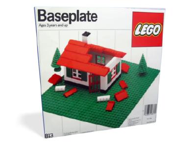 LEGO 813 Baseplate, Green | BrickEconomy