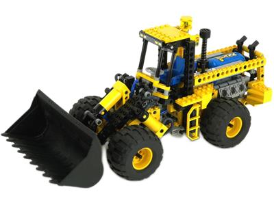 Blue Lego Tractor Loader