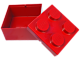 LEGO 853234 2x2 Red Storage Brick | BrickEconomy