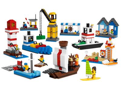LEGO 9337 Education Town Harbor Set | BrickEconomy