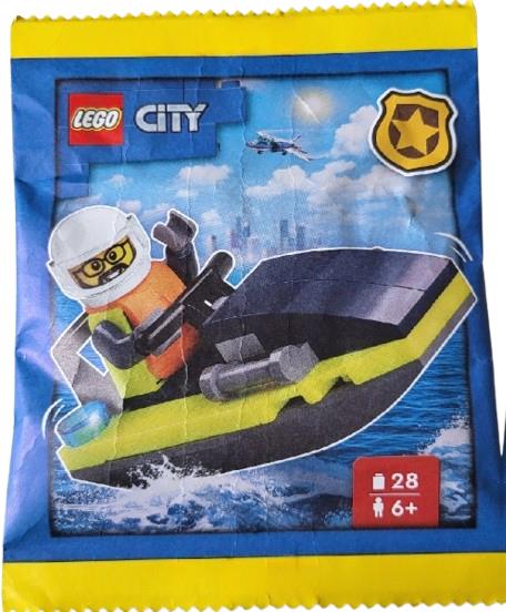 LEGO 952408 City Policeman with Jetboat | BrickEconomy