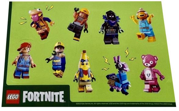 LEGO Fortnite Sticker Sheet | BrickEconomy