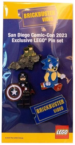 San Diego Comic-Con 2023 Exclusive LEGO Pin Set | BrickEconomy