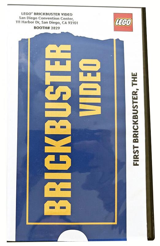 LEGO SDCC 2023 Brickbuster Video VHS Box | BrickEconomy